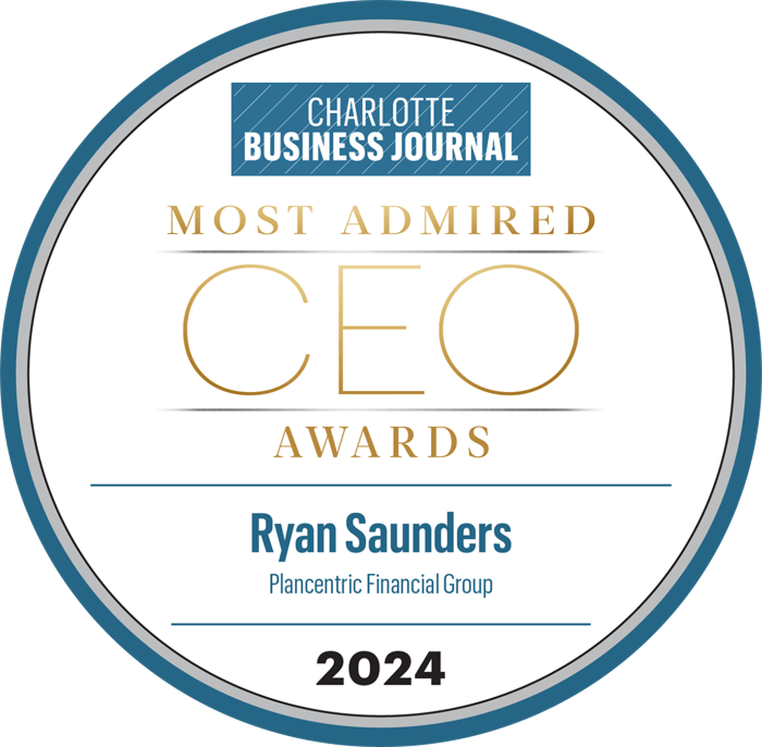 Charlotte Business Journal Most Admired CEO 2024