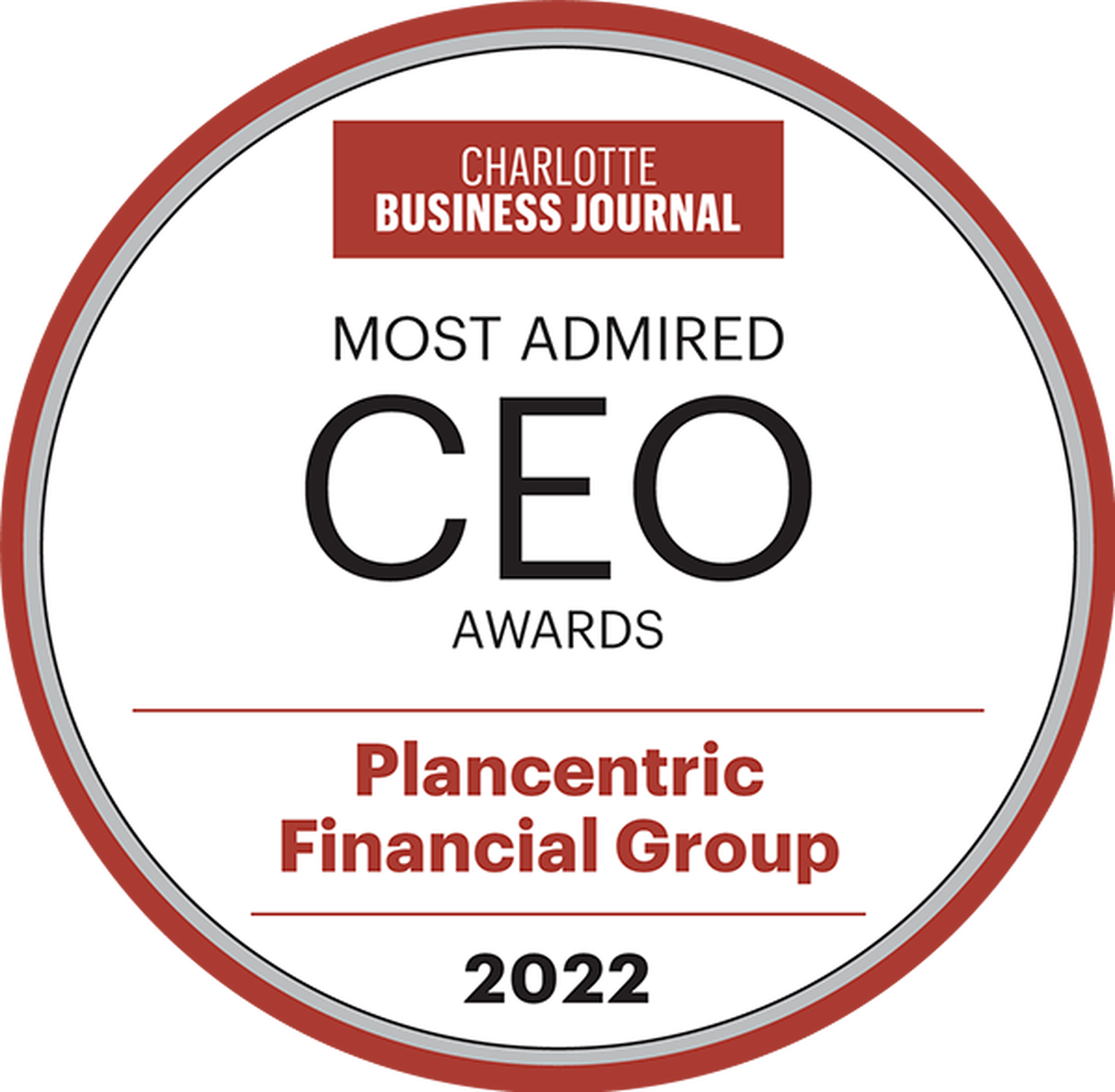 Charlotte Business Journal Most Admired CEO 2022