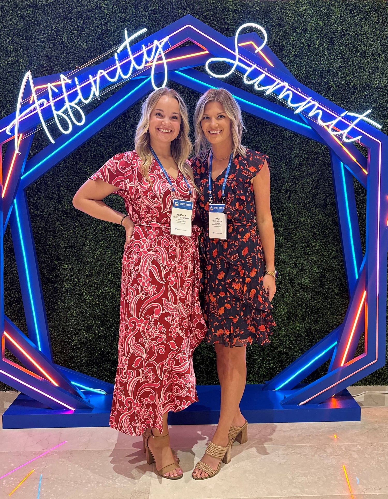 Rebecca and Traci at the Women's Affinity Summit 2023